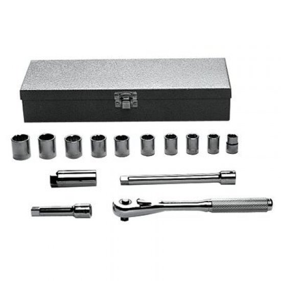 Wylaco Supply | Allen 14 Piece 3/8" Dr. Metric Socket Set 12 Point
