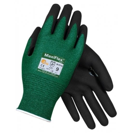 34-8743/XL Maxiflex Cut Resistant Glove with Nitrile Micro-Foam Grip