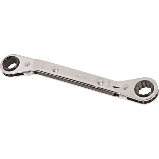 Proto® Offset Double Box Reversible Ratcheting Wrench 1/2" x 9/16" - 12 ...