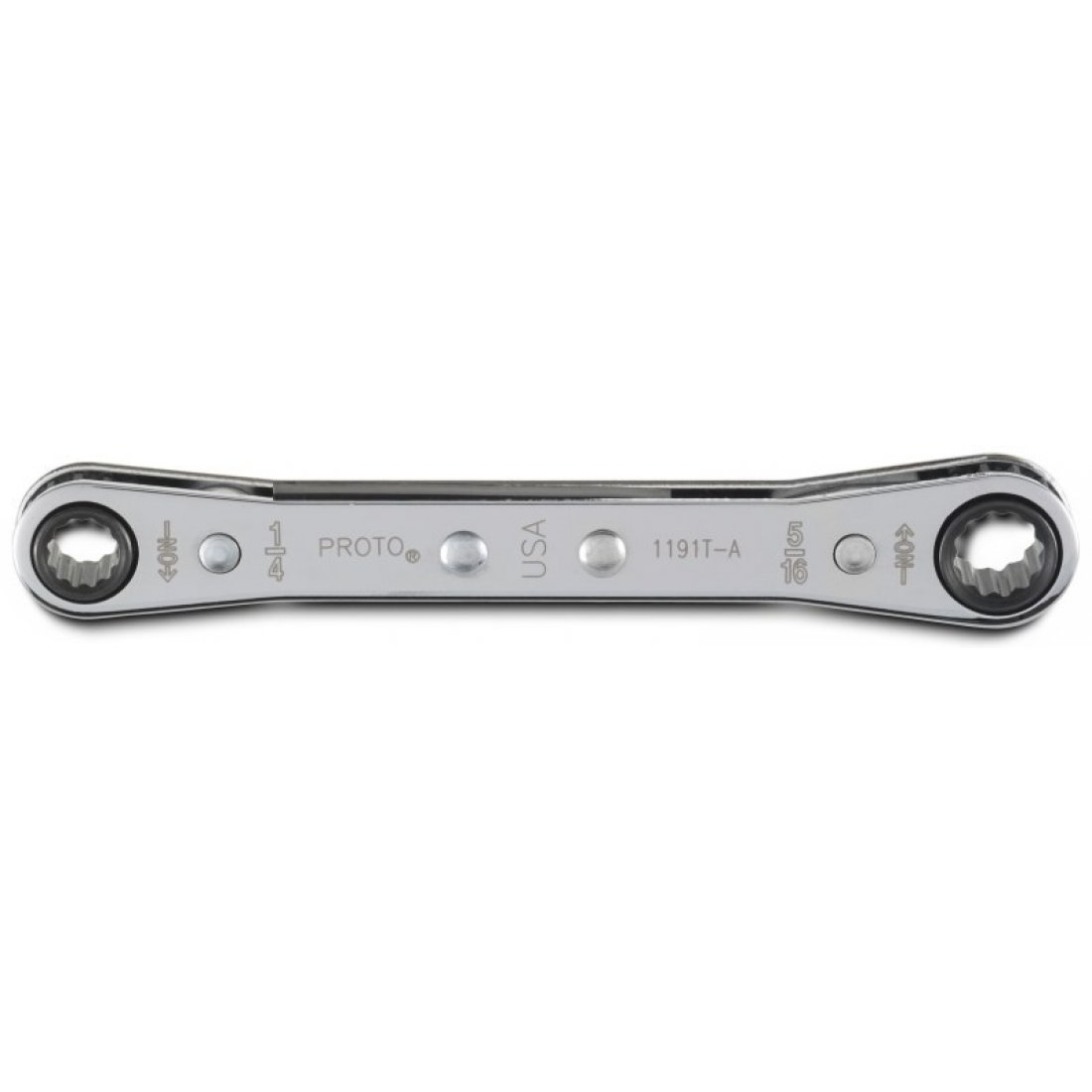 Proto® Double Box Ratcheting Wrench 1/4" x 5/16" - 12 Point