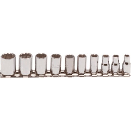Proto® 1/4" Drive 10 Piece Socket Set - 12 Point