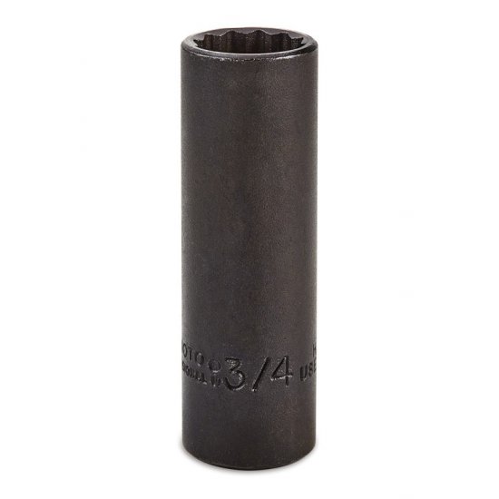 Proto® 1/2" Drive Black Oxide Deep Socket 3/4" - 12 Point