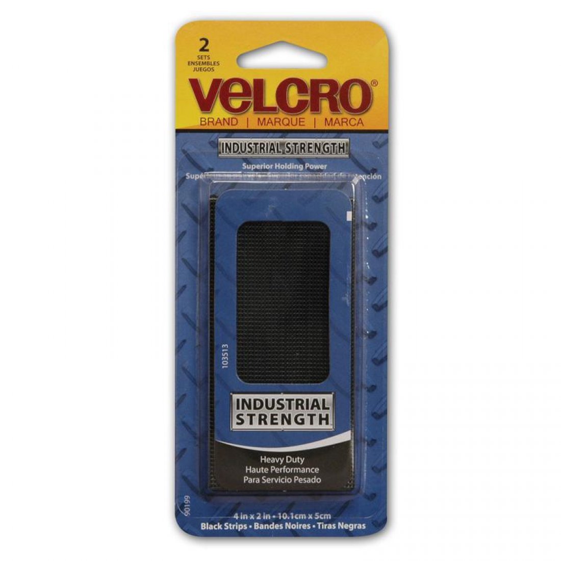 Wylaco Supply | Velcro 90199 BLK 4X2 IND. VELCRO
