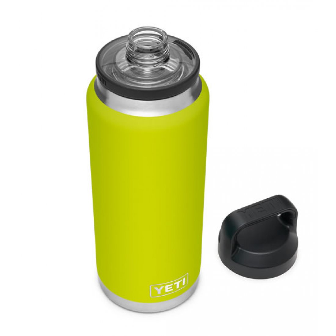 Yeti Rambler Bottle 36 Oz Chartreuse with Chug Cap