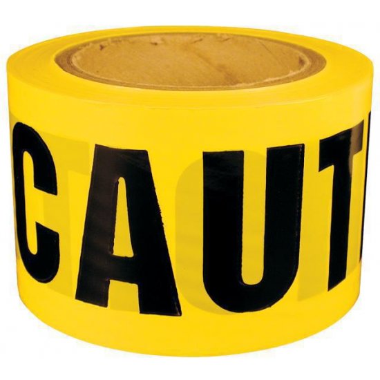 Wylaco Supply | Intertape Polymer 600CB 1000 YEL CAUTION TAPE
